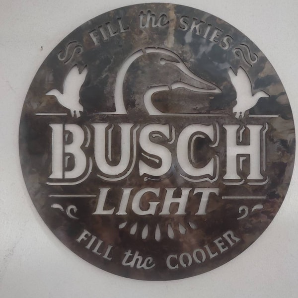 Duck Busch Light Neon Sign - Etsy