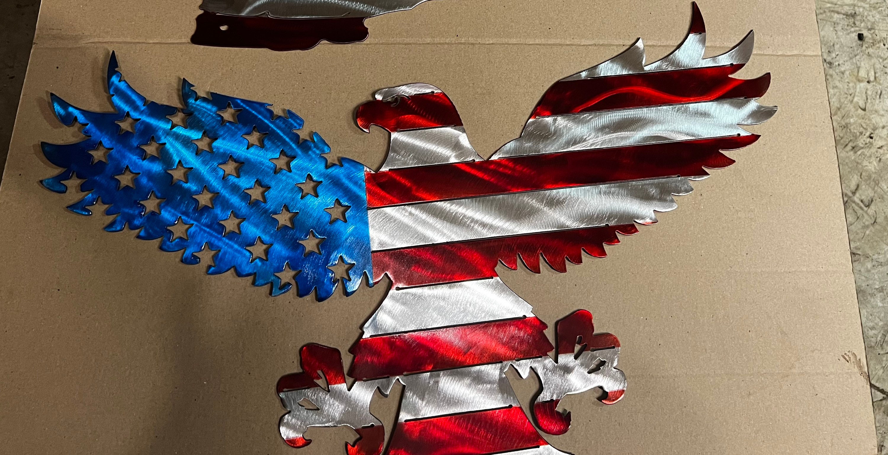American Flag Eagle Metal - Etsy