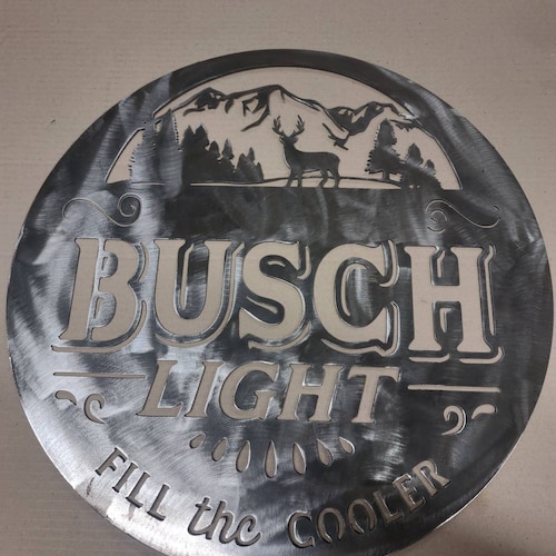 Busch Light Deer Sign - Etsy