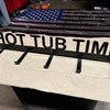 5 Pane (BO) Hot Tub Robe Hanger Hand Made Wooden Rustic Hot Tub Robe ...