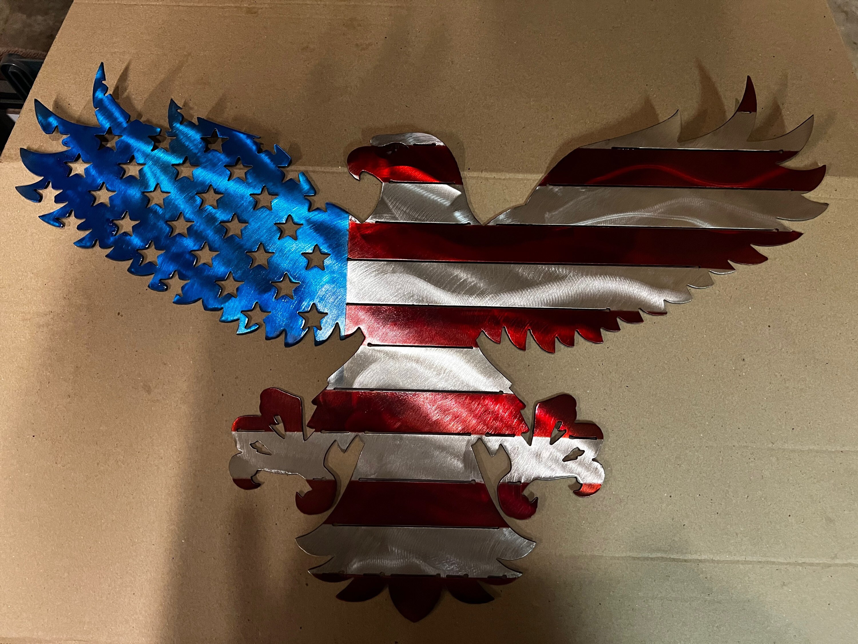 American Flag Eagle Metal - Etsy