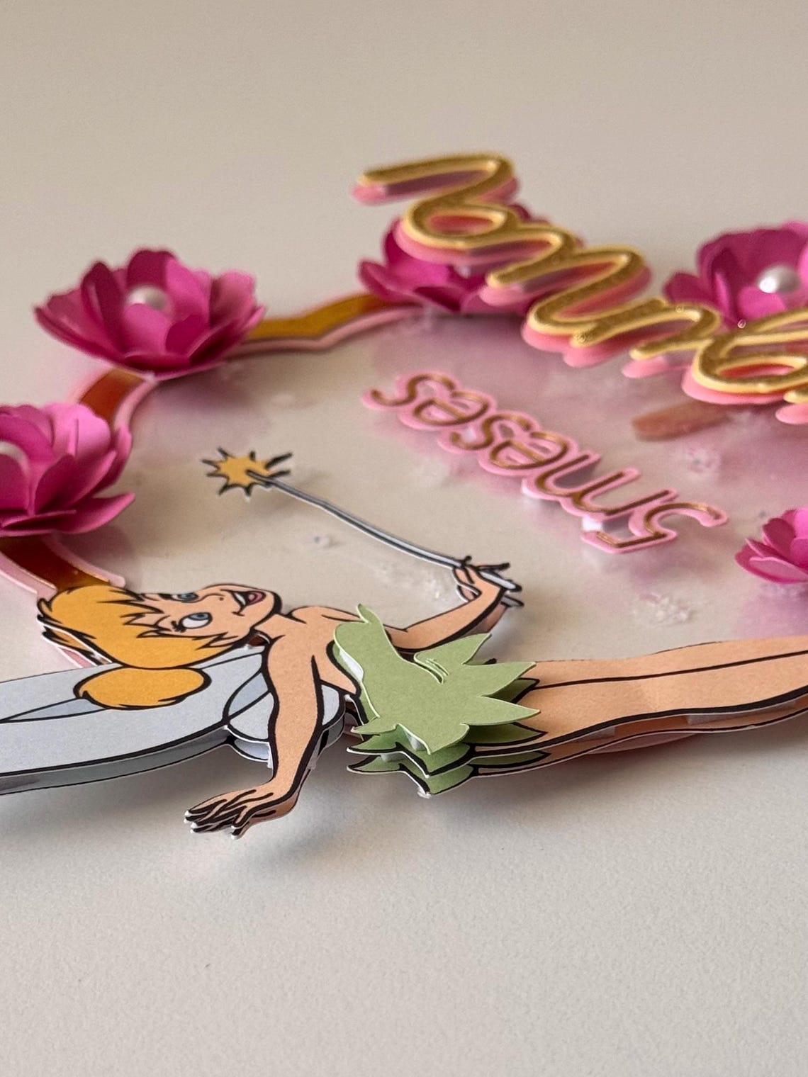 Tinker Bell Cake Topper - Fairy Birthday Party Decor - Girl Birthday ...