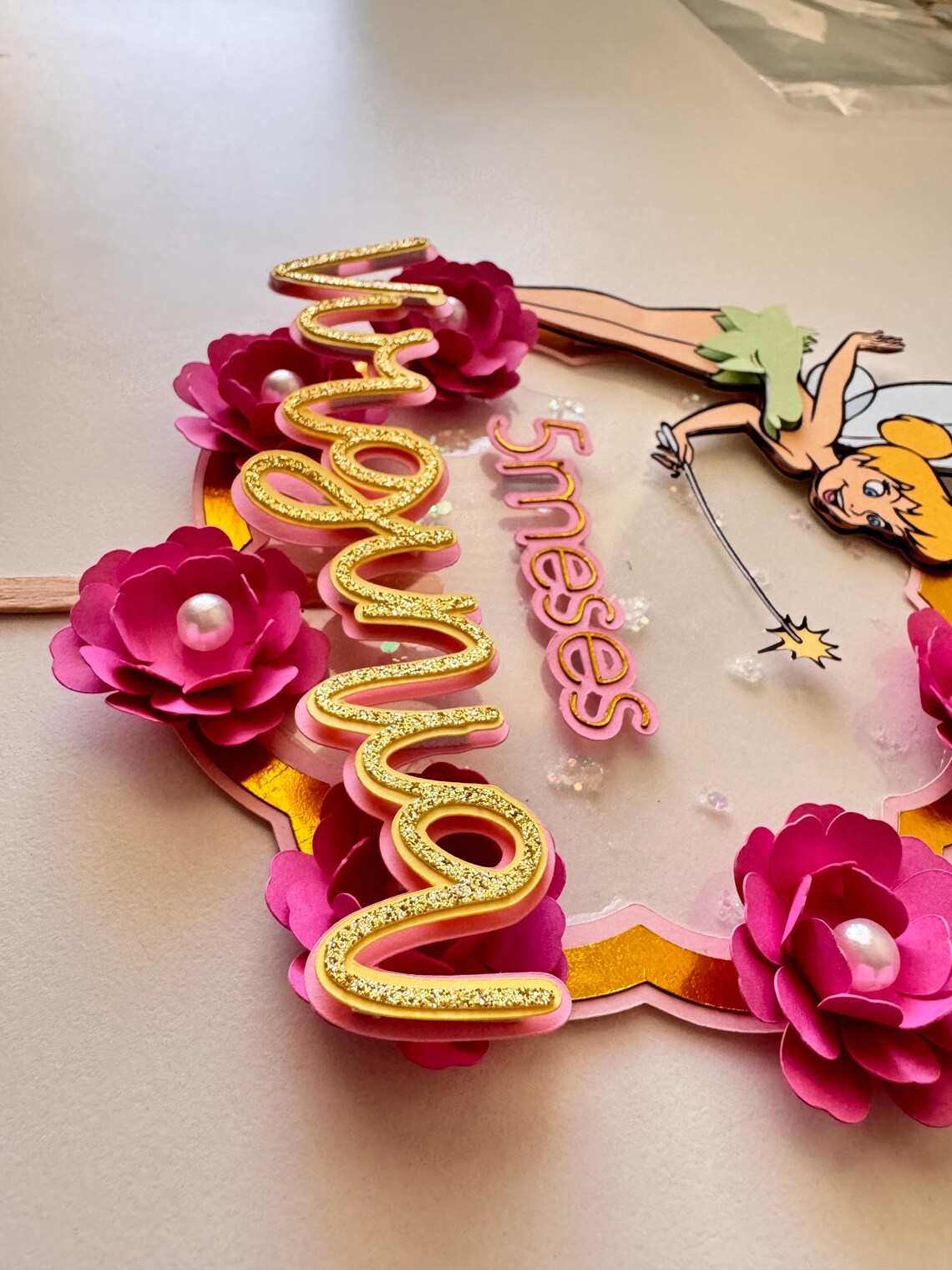 Tinker Bell Cake Topper - Fairy Birthday Party Decor - Girl Birthday ...