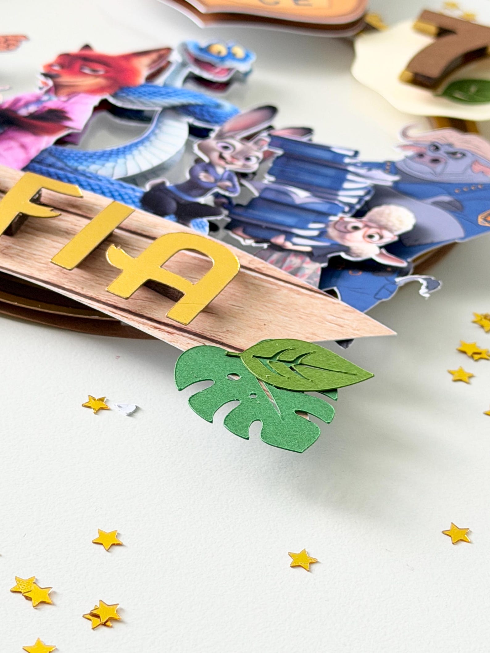 Zootopia Birthday Cake Topper – Personalized Name & Age - Etsy