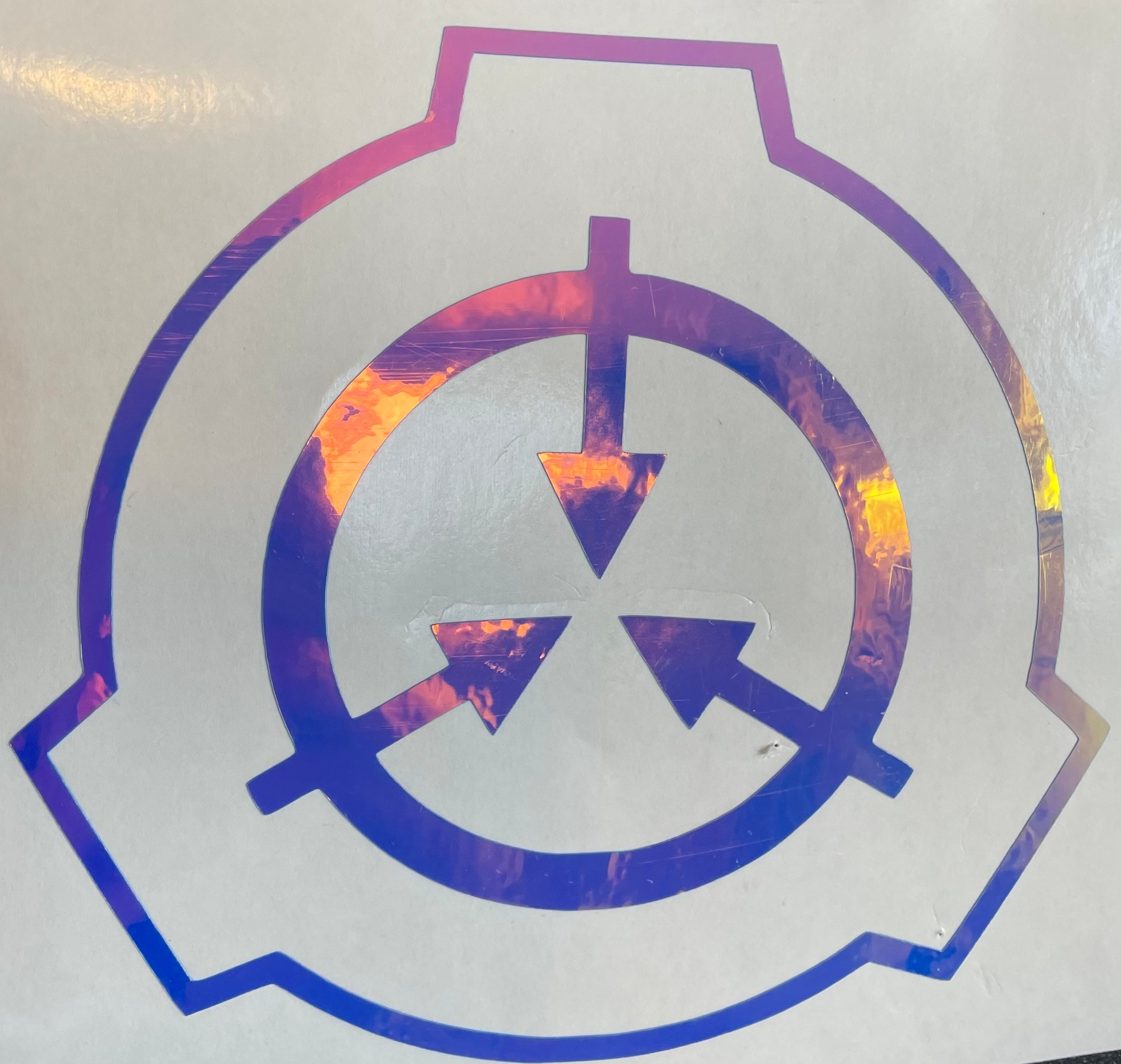 SCP Foundation Holographic Vinyl Decal Sticker Pink Multiple | Etsy