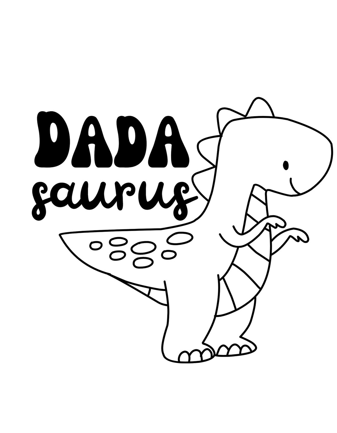 Dadasaurus Cricut Design - Etsy
