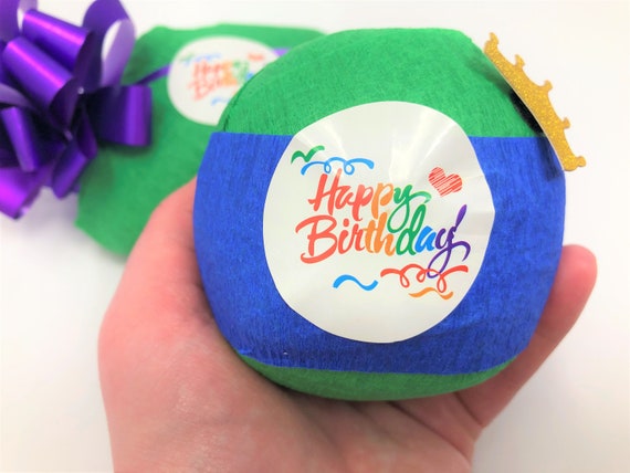 Happy Birthday Surprise Ball Unique Gift Funny Personalized - Etsy