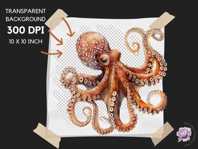 Deep-sea Clipart, Underwater Illustrations, Sea Creatures, Whimsical ...