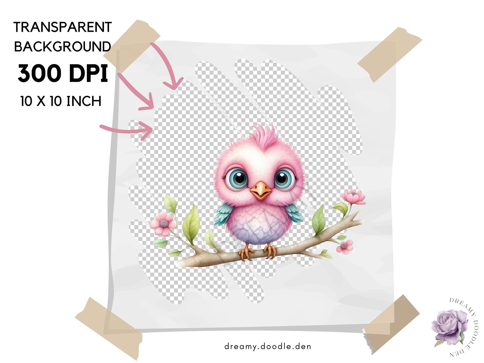 Watercolor Pastel Bird Clipart Bundle, Cute Pastel Birds Clipart Bundle ...