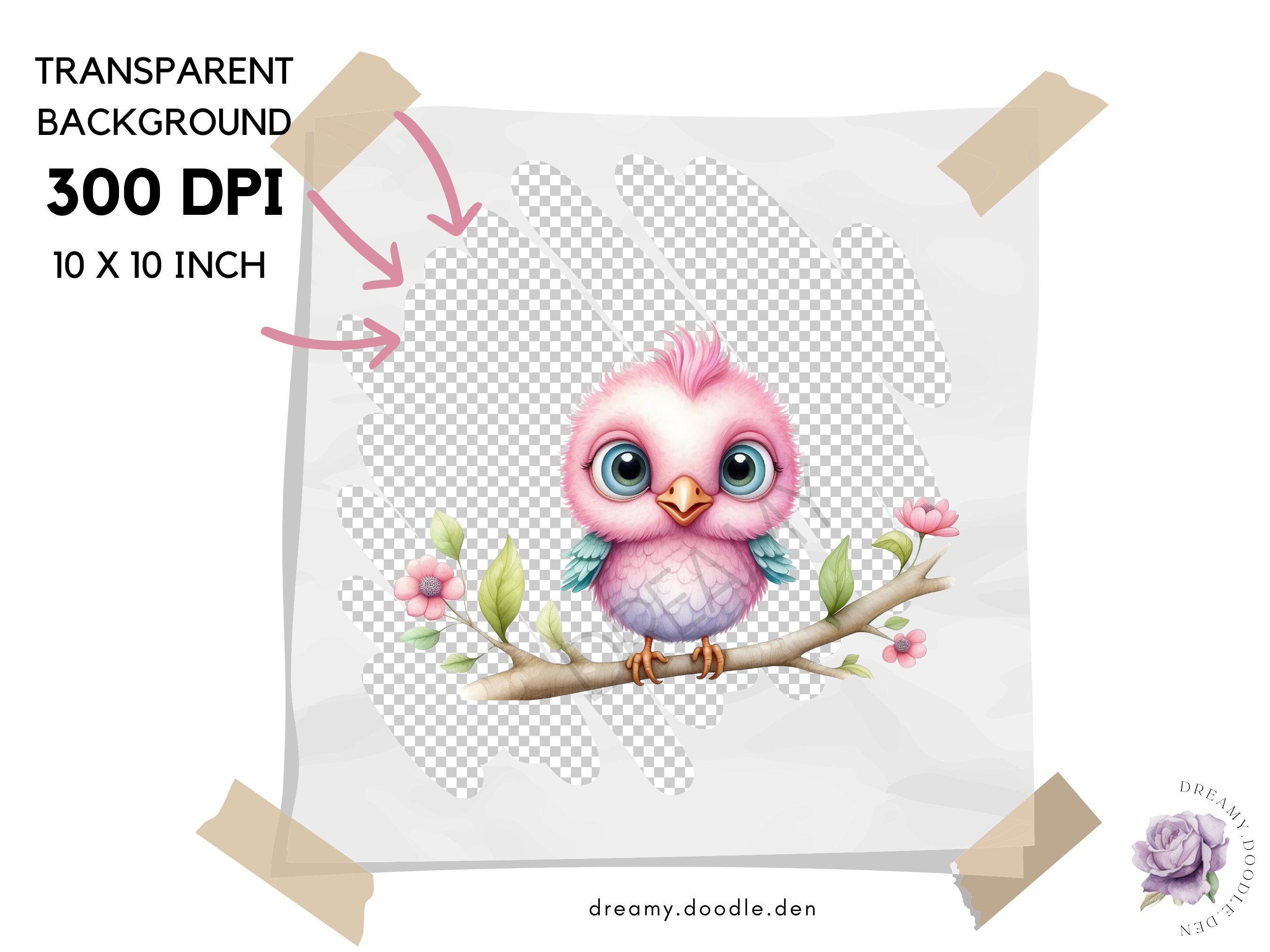 Watercolor Pastel Bird Clipart Bundle, Cute Pastel Birds Clipart Bundle ...