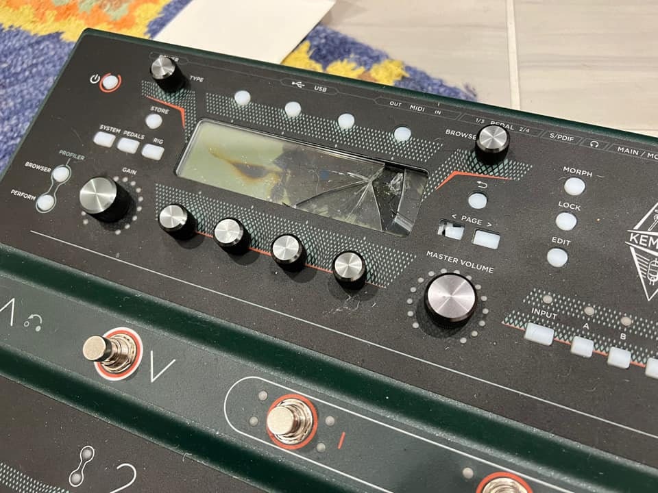 Kemper Plexiglass Display - Screen Protector for Remote-rack-stage-head ...