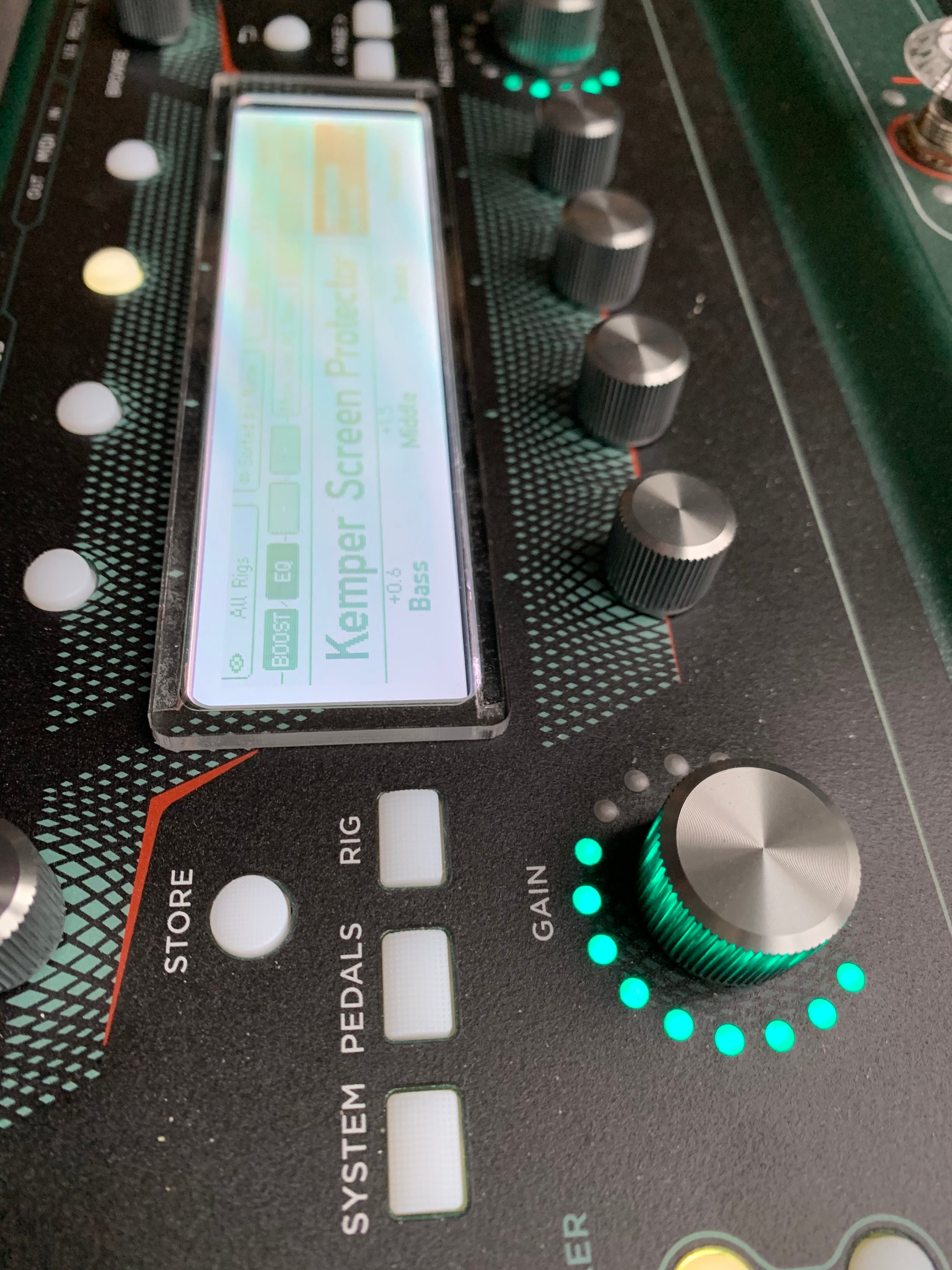 Kemper Plexiglass Display - Screen Protector for Remote-rack-stage-head ...