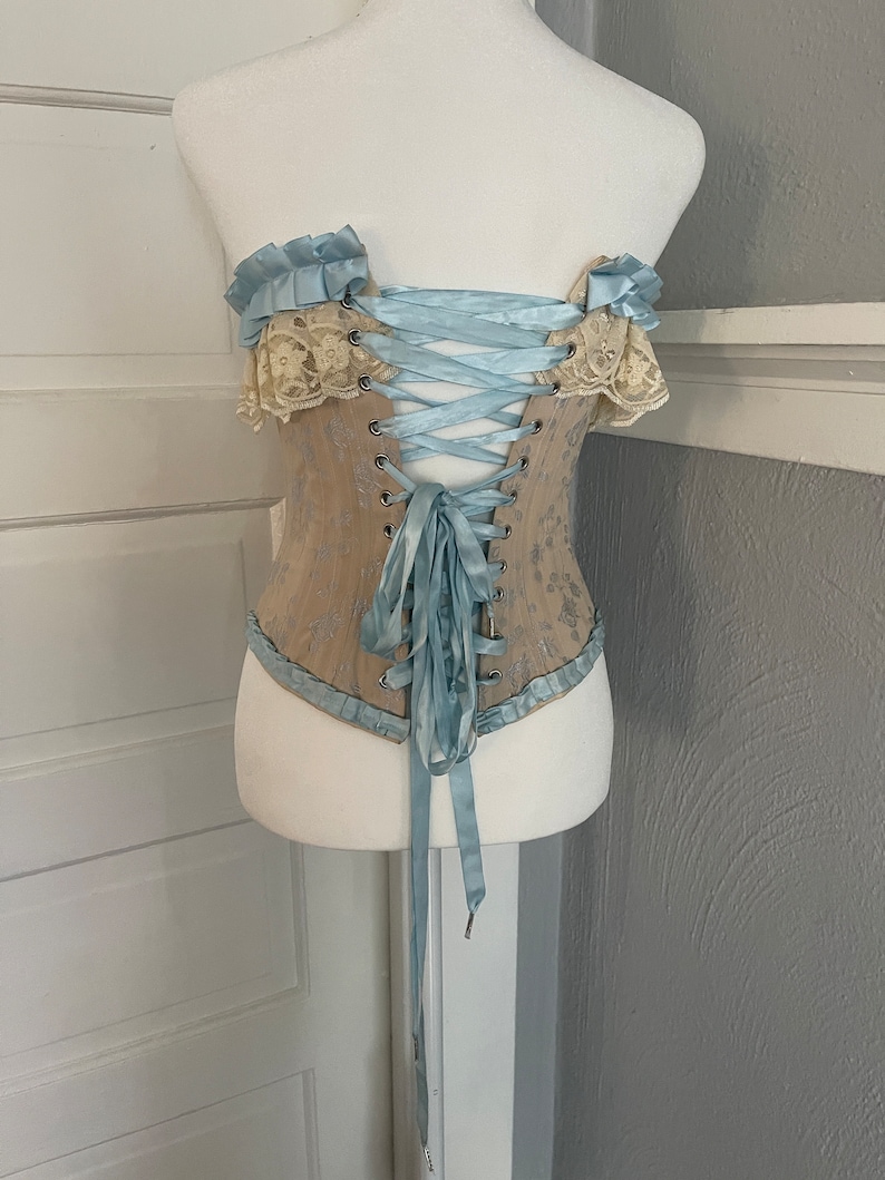 Early 2000s Handmade Steel Boned Victorian Style Corset. 1890 Replica ...