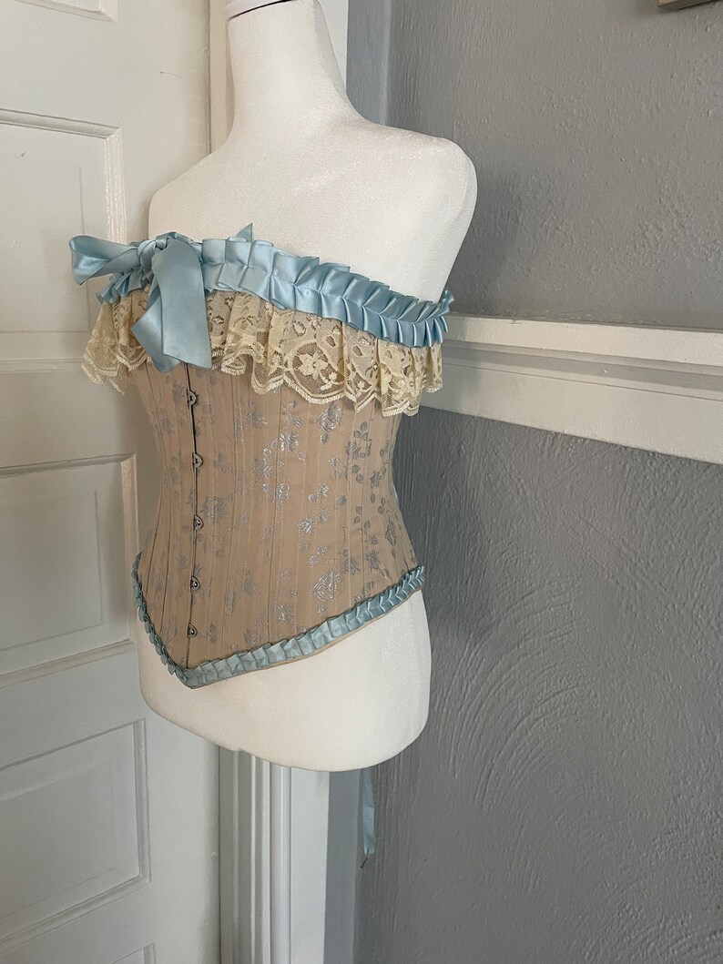 Early 2000s Handmade Steel Boned Victorian Style Corset. 1890 Replica ...