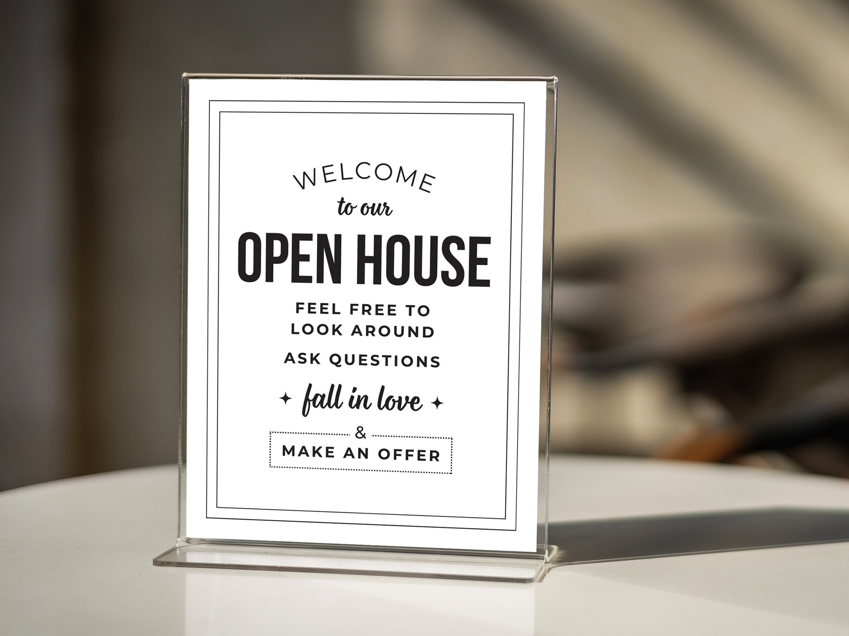 Real Estate Open House Welcome Signs, Canva Editable, Printable, Real ...