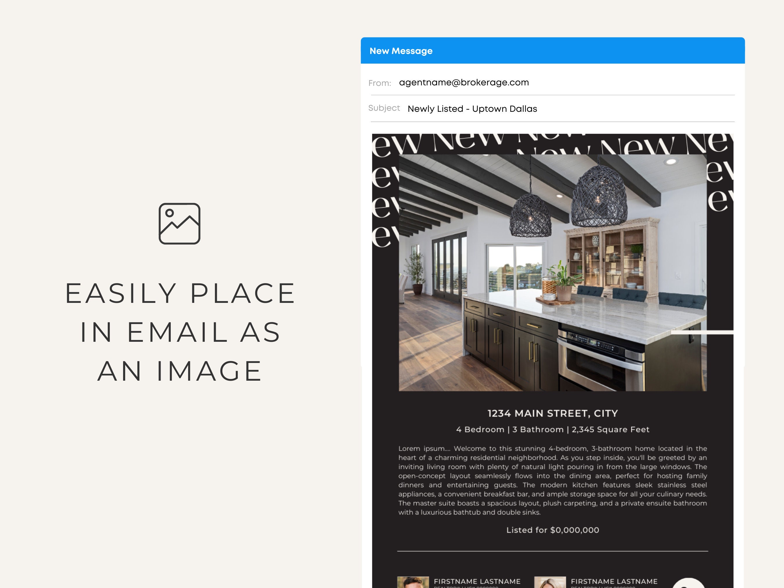 20 Real Estate Email Templates: Just Listed, Just Sold (canva Editable ...