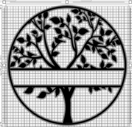 Tree Monogram SVG File - Etsy