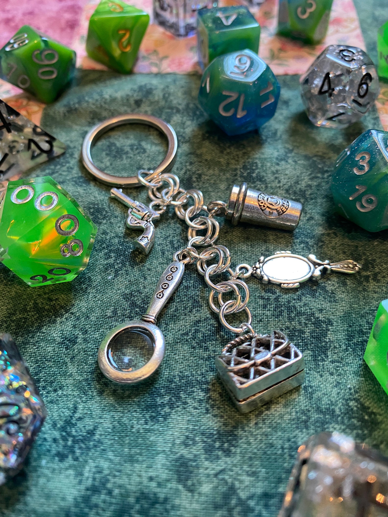 The Ball - A Handmade D20 Keychain - Etsy