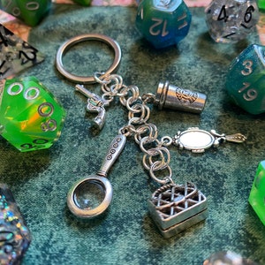 The Ball - A Handmade D20 Keychain - Etsy