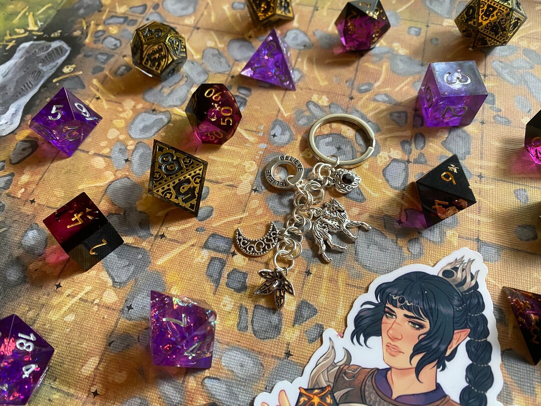The Daughter of Darkness - A Handmade BG3 Keychain - Etsy
