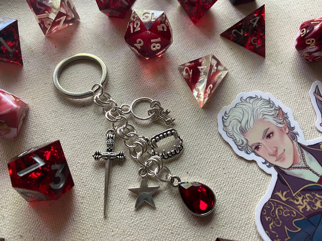 The Pale Elf - A Handmade BG3 Keychain - Etsy