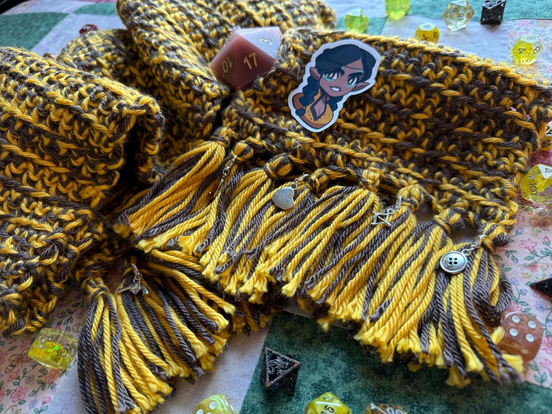The Brave - A Handmade CR Dnd Inspired Scarf - Etsy