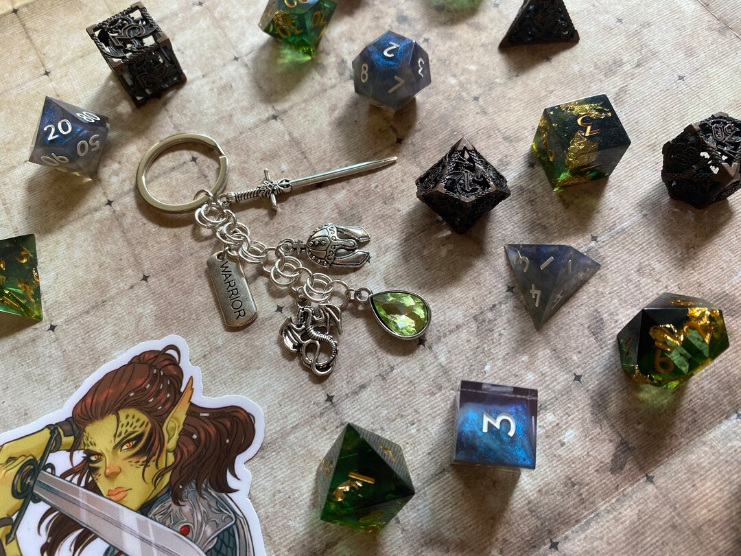 The Githyanki Warrior - A Handmade BG3 Keychain - Etsy