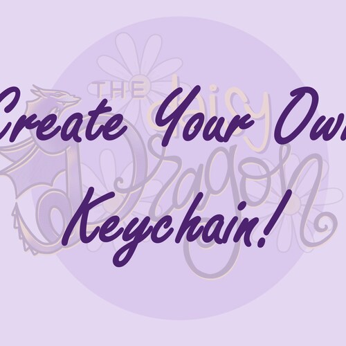 Create Your Own Keychain - Etsy
