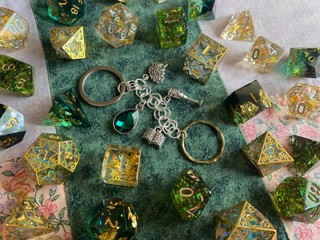 The Keeper of Scrolls A Handmade Exu Dnd Keychain - Etsy