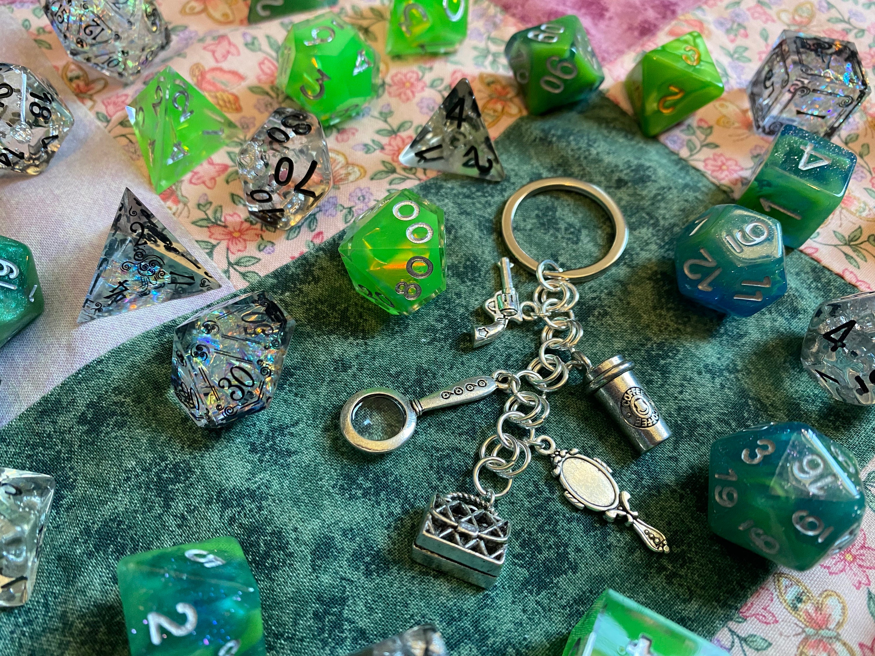 The Ball - A Handmade D20 Keychain - Etsy