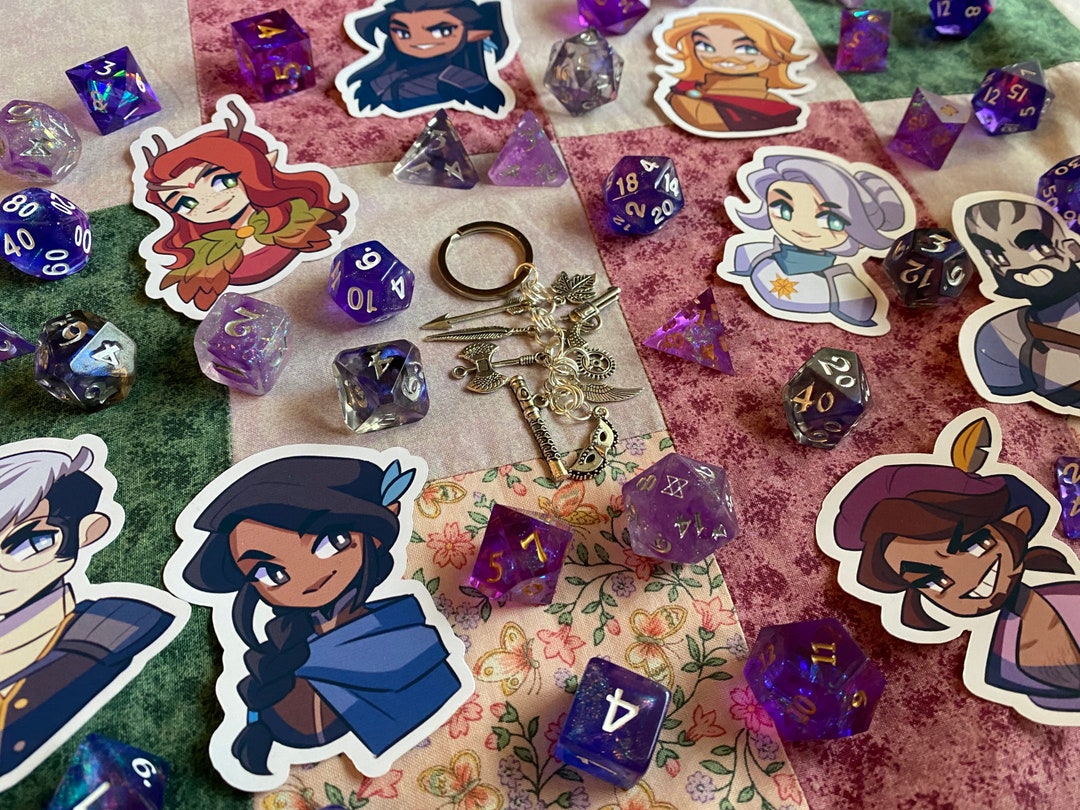 The Legend of Vox Machina - A Handmade Deluxe CR Keychain - Etsy