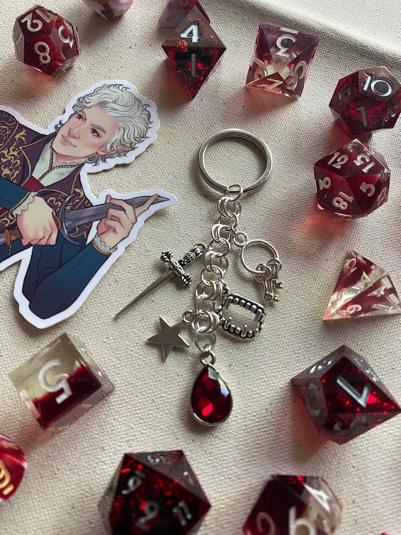The Pale Elf - A Handmade BG3 Keychain - Etsy