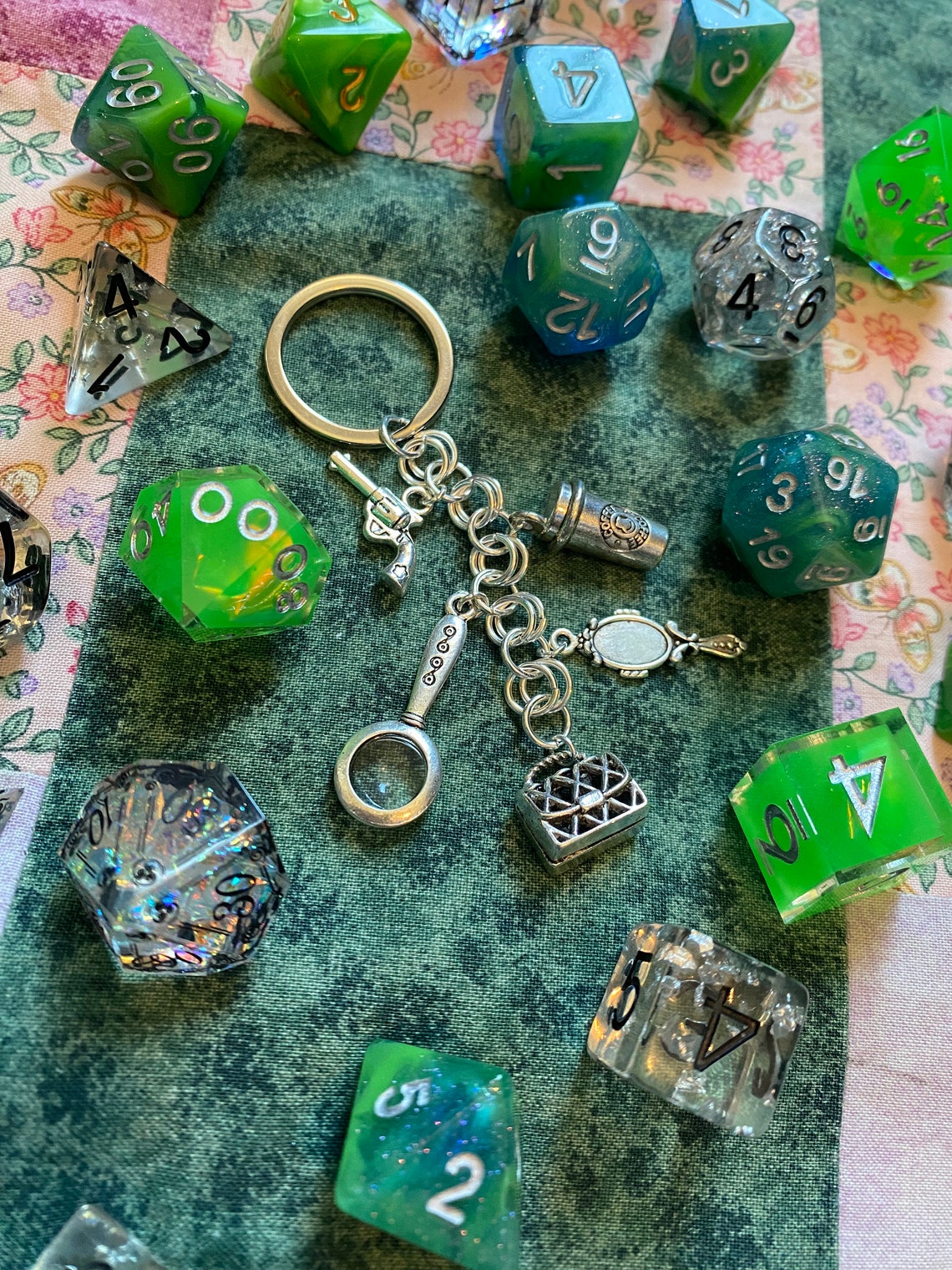 The Ball - A Handmade D20 Keychain - Etsy