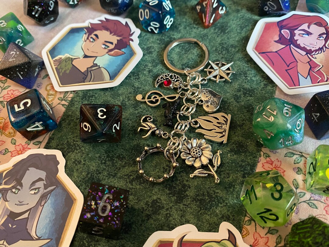 Keepers of the Crown - A Handmade CR Dnd Keychain - Etsy