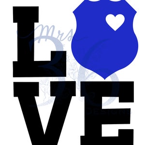 Love Police PNG - Etsy