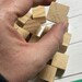 Wooden Block 2cm, Craft Blocks, Blank Unfinished Blocks for Crafting ...