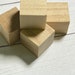 Wooden Block 2cm, Craft Blocks, Blank Unfinished Blocks for Crafting ...