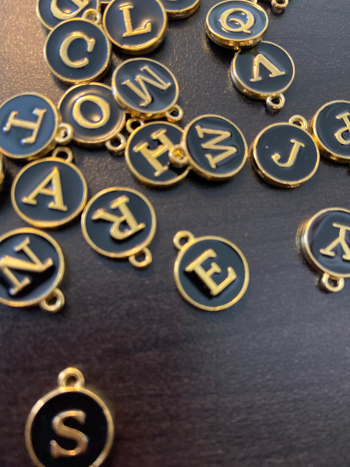 Letter Charm Alphabet Charm Initial Charm Pendant for - Etsy