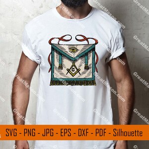 Masonic Apron Vintage Freemason Digital File - Great Masons Design *SVG ...