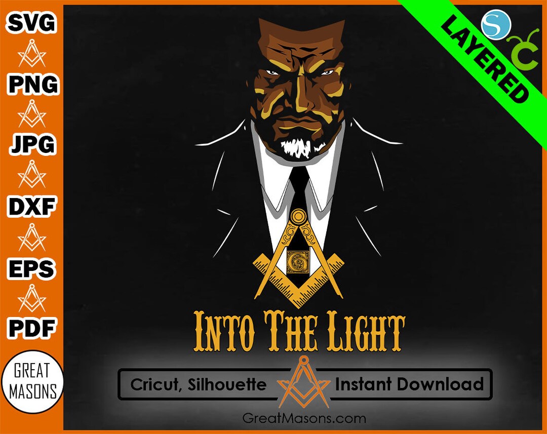 Into the Light Masonic Digital File - Great Masons Design *SVG, Png ...
