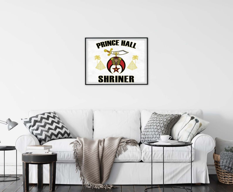 Prince Hall Shriner PHA Symbol Scimitar Crescent and Star - Etsy