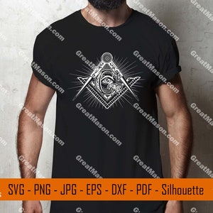 Square and Compasses All Seeing Eyes SVG File - Great Masons Design ...