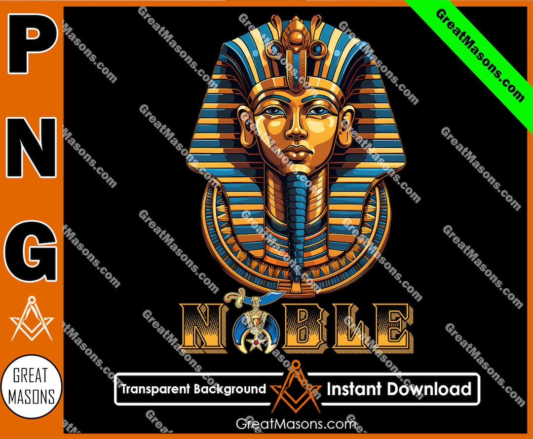 Noble Shriner Egyptian Pharaoh King of the Desert Tutankhamun AAONMS ...