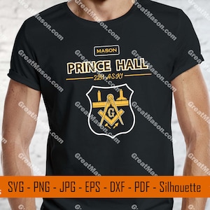 Prince Hall Mason 2B1ASK1 Square & Compass Shield Equipped Tools Symbol ...