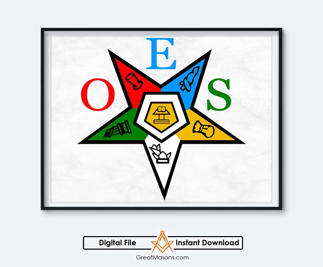 OES Star FATAL Logo Symbols Order of the Eastern Star Sisterhood ...