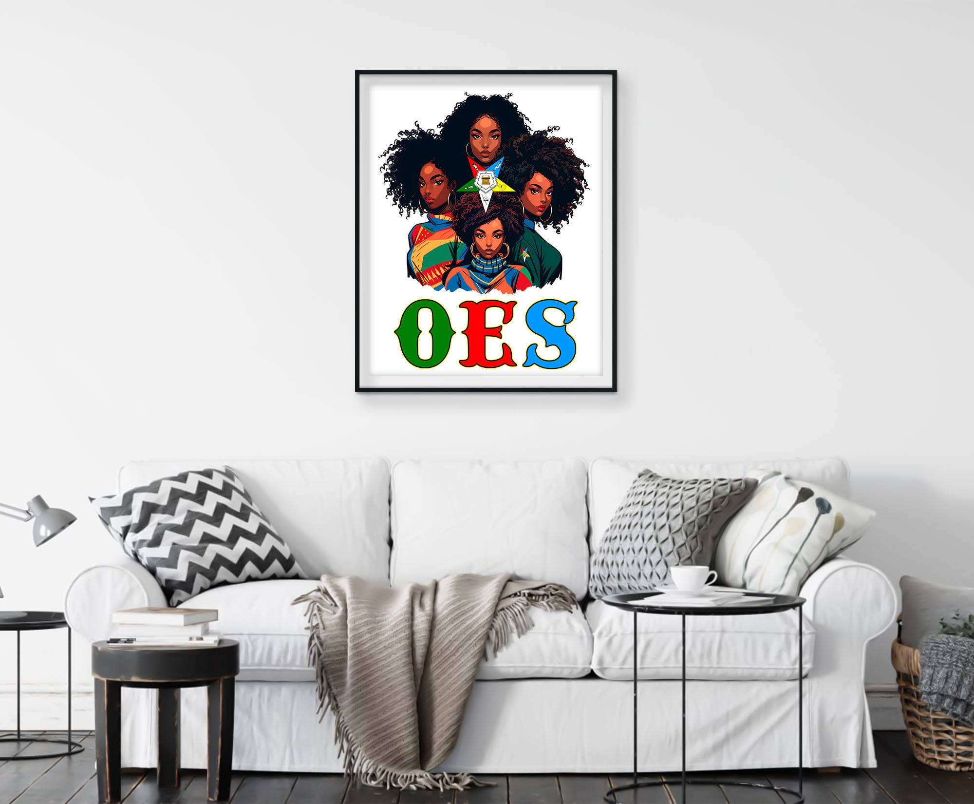 OES Sisters Squad Sistas FATAL Order of the Eastern Star Masonic Wall ...
