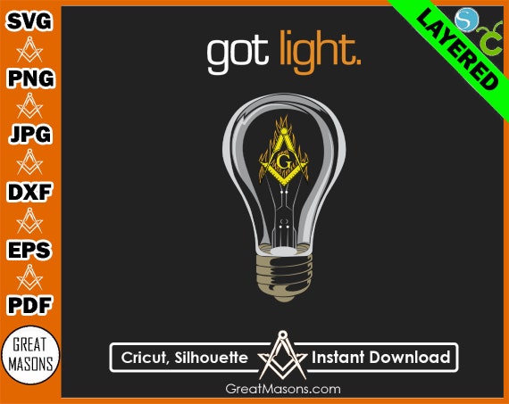 Got Light Freemason Symbol Digital File Great Masons SVG - Etsy