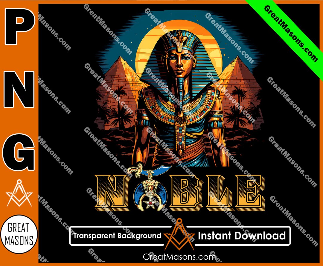 Noble Shriner Egyptian Pharaoh King of the Desert Pyramids Tutankhamun ...