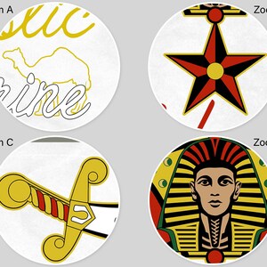 Nobles Mystic Shrine Camel With Sword Star Symbol Shriners Freemasonry ...