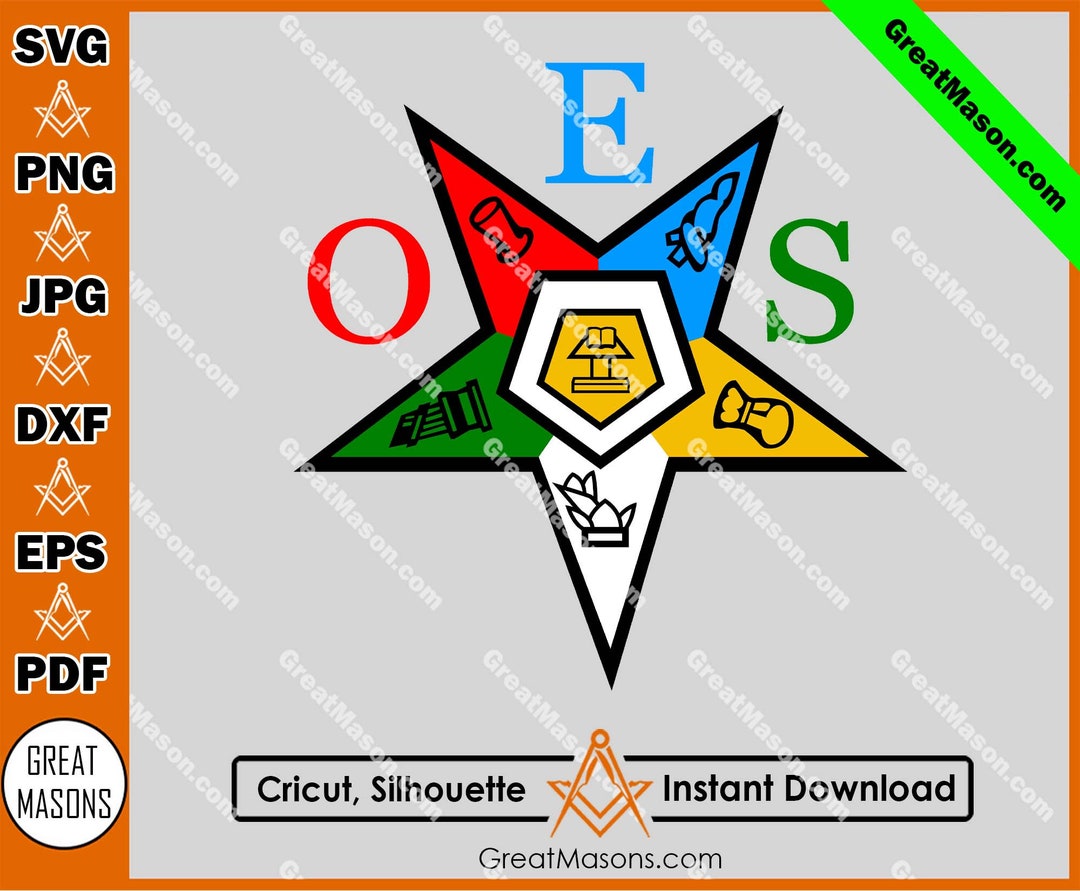 OES Star FATAL Logo Symbols Order of the Eastern Star Sisterhood ...
